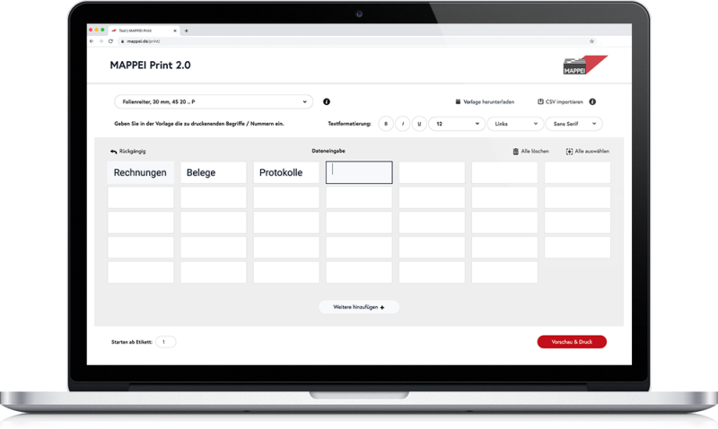 MAPPEI Print | Drucklösungen für Ordnung und Übersicht